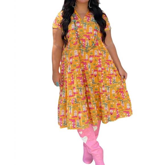 Layerz Clothing | Dresses | New Layerz Clothing Sunny Boot Midi Dress ...